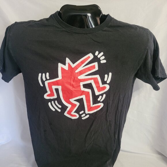 keith haring | Shirts | Keith Haring Red Dog Front Print Tshirt M Keith ...